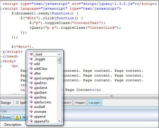 Cara Mudah Integrasi JQuery dengan Visual Studio 2008 | belajarbuatprogram